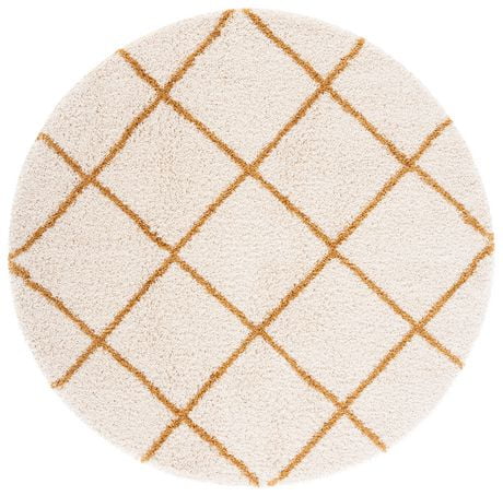 Click here for Safavieh Hudson Amias Geometric Shag Area Rug Ivor... prices