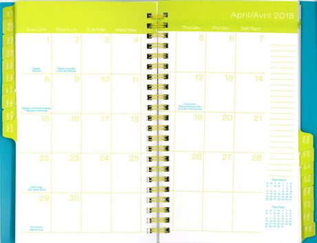MEAD® Colour Pop Medium Weekly/Monthly Poly Planner | Walmart Canada