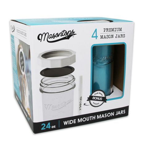 Masontops® Multi-Use Mason Jar Set | Walmart Canada