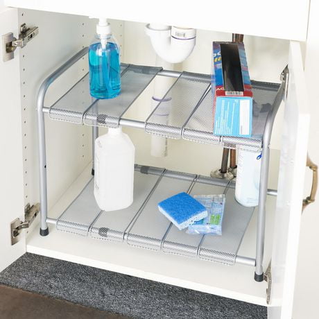 Click here for Home Basics 2-Tier Adjustable Cabinet Organizer Ch... prices