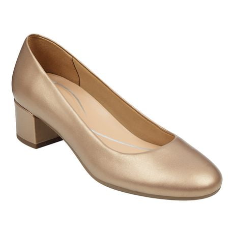Click here for Easy Spirit Ailene Mid Heel Pump Gold 7 prices