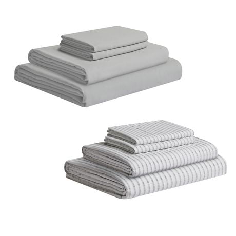 Mainstays 2-Pack Sheet Set Blockprint Geo - Walmart.ca