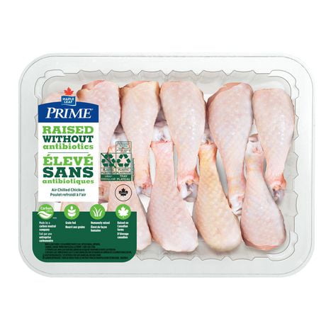 Prime Chicken Drumsticks, Raised Without Antibiotics | Walmart Canada