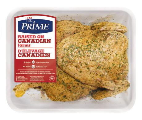 Maple Leaf Prime Seasoned Whole Classic Flattened Chicken | Walmart Canada