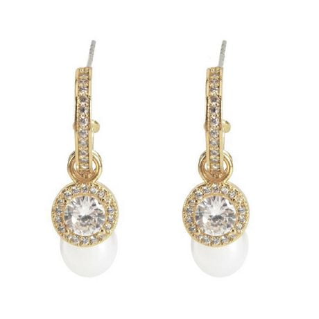 Click here for Allison Rose Atelier -3 Pc Brass Cubic Zirconia Hu... prices
