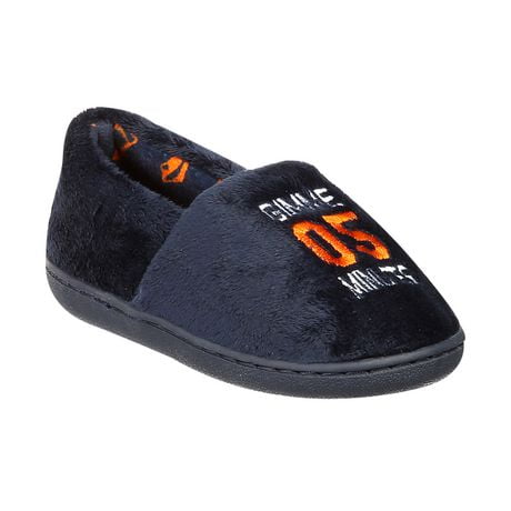 George Toddler Boys' Plush Slogan Slippers | Walmart Canada