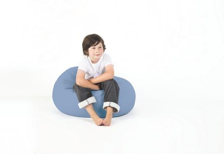 Click here for Lounge & Co Blue Bean Bag Cover Blue prices