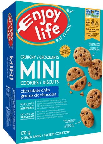 ENJOY LIFE Gluten Free Mini Crunchy Chocolate Chip Cookies | Walmart Canada