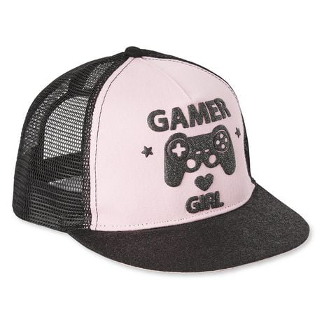 Click here for George Girls Gamer Glitter Print Baseball Cap Pink... prices