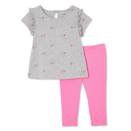 Click here for George Baby Girls Ruffle Tee And Legging 2-Piece S... prices