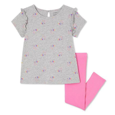 Click here for George Toddler Girls Ruffle Tee And Legging 2-Piec... prices