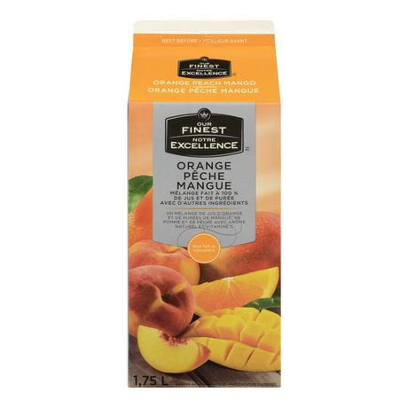 Our Finest Orange Peach Mango NFC Juice, 1.75L | Walmart Canada