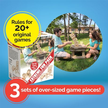 Bolaball Extreme Fun Pack, Giant Tumbling Blocks, Giant Dominoes and Giant Dice. Giant outdoor ...