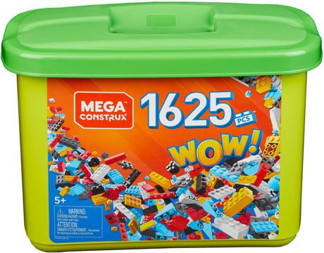 Click here for Mega Construx Large Piece Tub - 1625 Pieces Multi prices