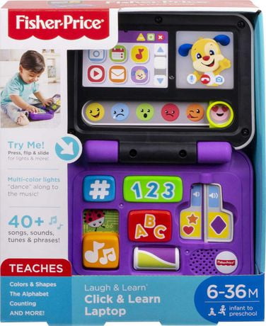 Laugh & Learn Click & Learn Laptop, English Version | Walmart Canada