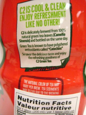 C2 Green Tea Apple Flavor 500ml | Walmart Canada