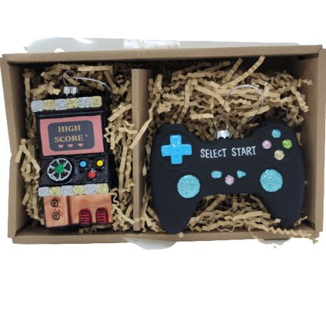 Holiday Time Glass Game Ornament Set - Multi color | Walmart Canada