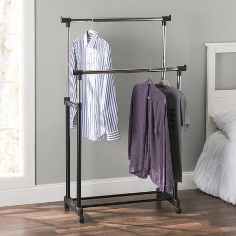 Click here for Home Basics Chrome Plated Steel Double Garment Rac... prices