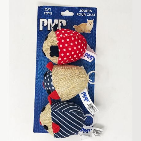 PMP 3PC PACK MICE CAT TOY - Walmart.ca