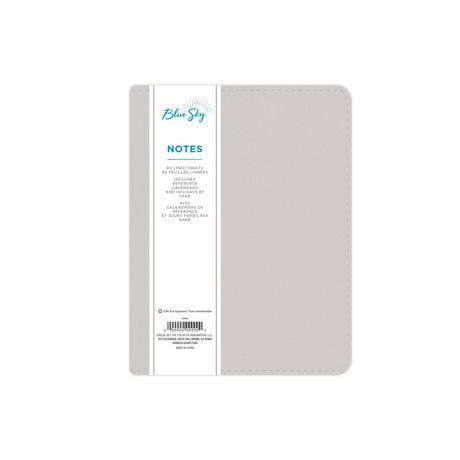 Blue Sky Gray Refillable Notebook | Walmart Canada