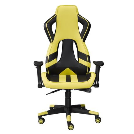 Click here for Brassex Inc Gaming Chair  Black/Yellow Black/Yello... prices