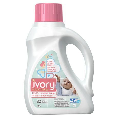 Ivory Snow Gentle Care Liquid Laundry Detergent, Active Baby | Walmart ...