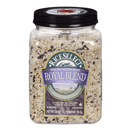 RiceSelect Royal Blend Rice with Flaxseed Jar 794 g | Walmart Canada