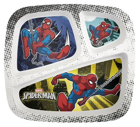 Spiderman 3-Section Plate | Walmart Canada