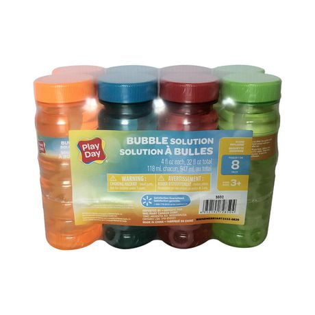 Play Day 8pk 4Floz Bubble Solution - Walmart.ca