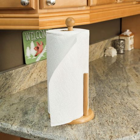 Click here for Home Basics Easy Tear Bamboo Paper Towel Holder Wi... prices
