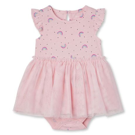 Click here for George Baby Girls Jersey Bodysuit Dress Pink 12-18... prices