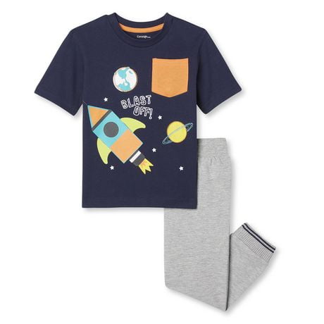 Click here for George Toddler Boys Interactive Tee And Jogger 2-P... prices