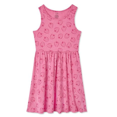 Click here for George Girls Sleeveless Skater Dress Pink S prices