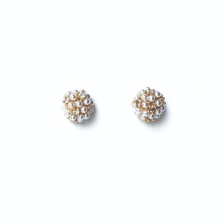 Click here for Allison Rose Atelier Mini Pearl Cluster Brass Vint... prices