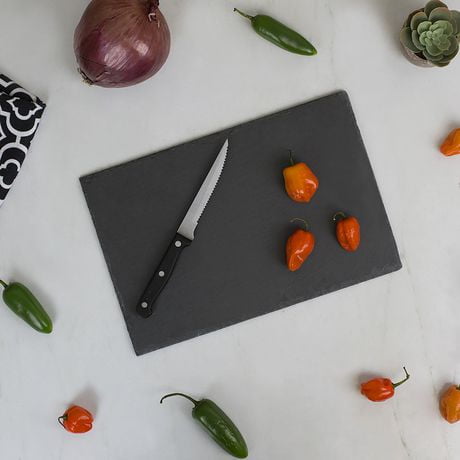 Click here for Home Basics 8 X 12 Slate Cutting Board  Black Blac... prices