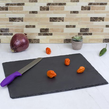 Click here for Home Basics 12X 16 Slate Cutting Board  Black Blac... prices