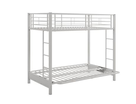 Click here for Manor Park Premium Metal Twin Over Futon Bunk Bed... prices