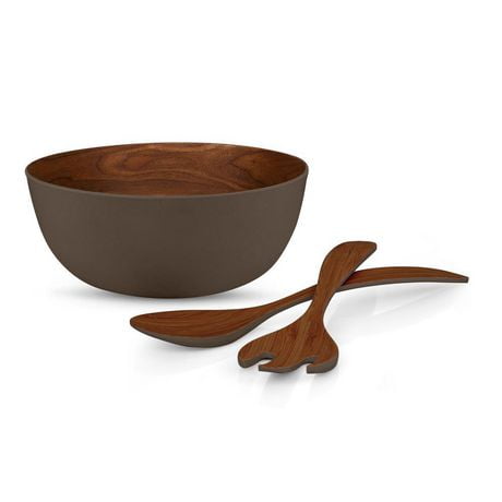Click here for Brilliant Bamboo Walnut 3 Piece Salad Set Coffee prices
