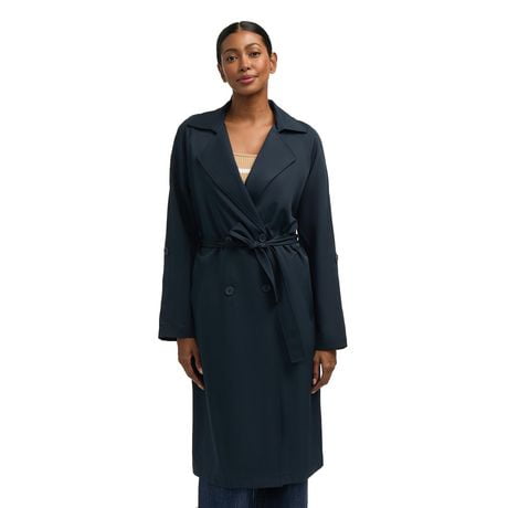 Mexx Women’s Roll Up Sleeve Trench Coat, XS-XXL - Walmart.ca