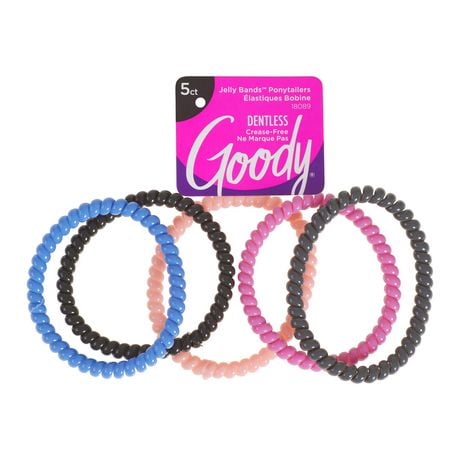 Goody Jelly Bands Ponytails - 5ct, Goody Ponytailer - Walmart.ca