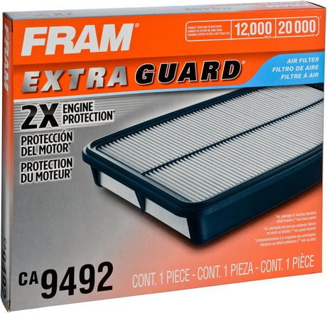 FRAM CA9492 Extra Guard Engine Air Filter, 20,000 km Air Filter ...