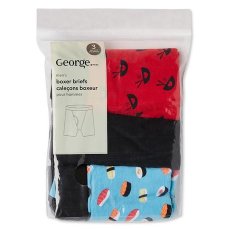 George Men's Boxer Briefs 3-Pack | Walmart Canada
