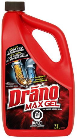 Drano Max Gel Drain Cleaner and Clog Remover, 2.3L | Walmart Canada