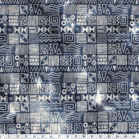 Click here for Fabric Creations Blue Batik Squares Cotton Fabric... prices