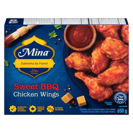 Mina Halal Chicken Wings Sweet BBQ | Walmart Canada