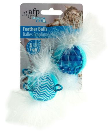 Click here for All For Paws Modern Cat Feather Balls With Sound... prices