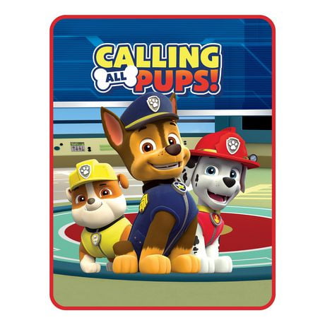 PAW Patrol Boy "Calling all Pups" Silk Touch Throw | Walmart Canada