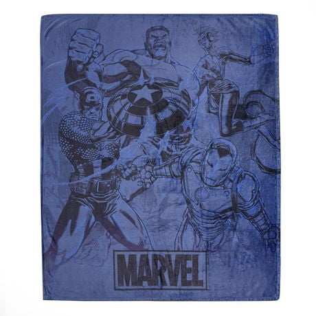 Marvel Avengers Kids Fleece Throw Blanket, 50" x 60" | Walmart Canada