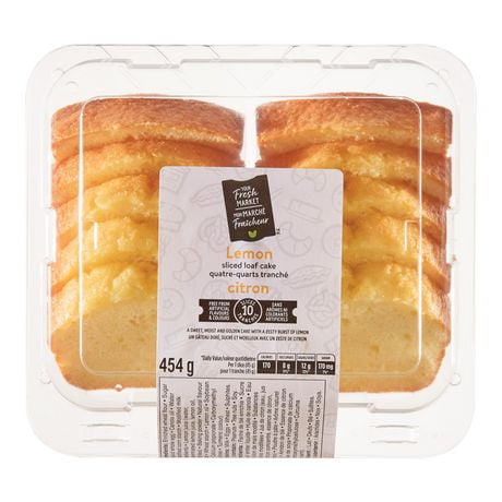 Your Fresh Market Lemon Sliced Loaf Cake | Walmart Canada