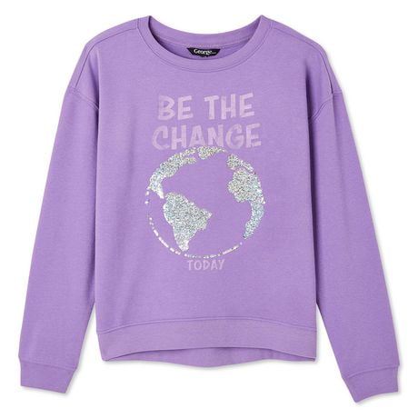 Click here for George Girls Crew Neckline Sweater Purple Xs prices